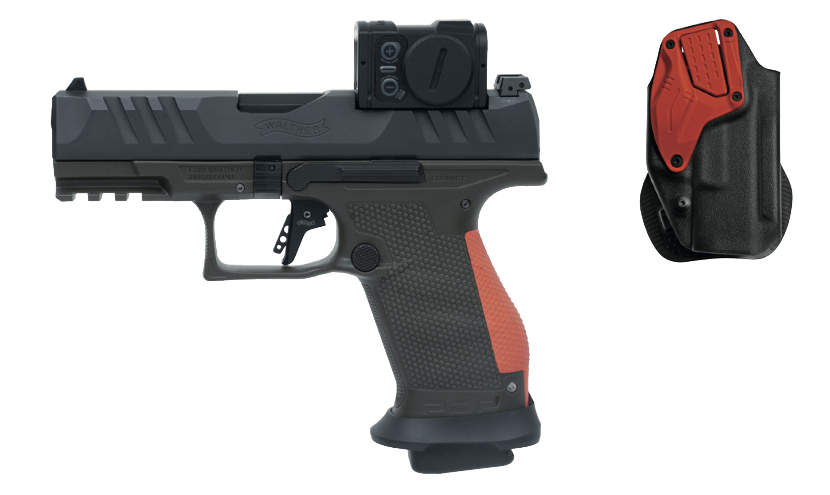 WALTHER PDP Hunter Pro Compact 4“ Set mit Aimpoint Acro und Holster EAN ...