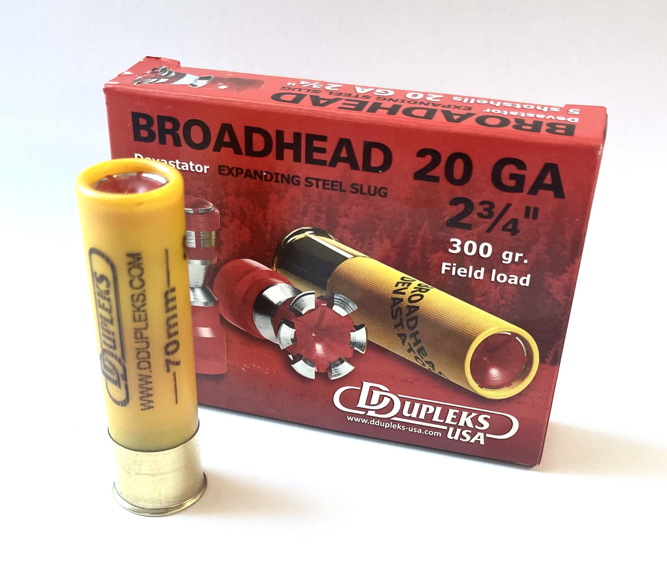 DDupleks 01-01236 Broadhead 20 GA Schrotpatronen 20/70 19,5g | Waffen-KW