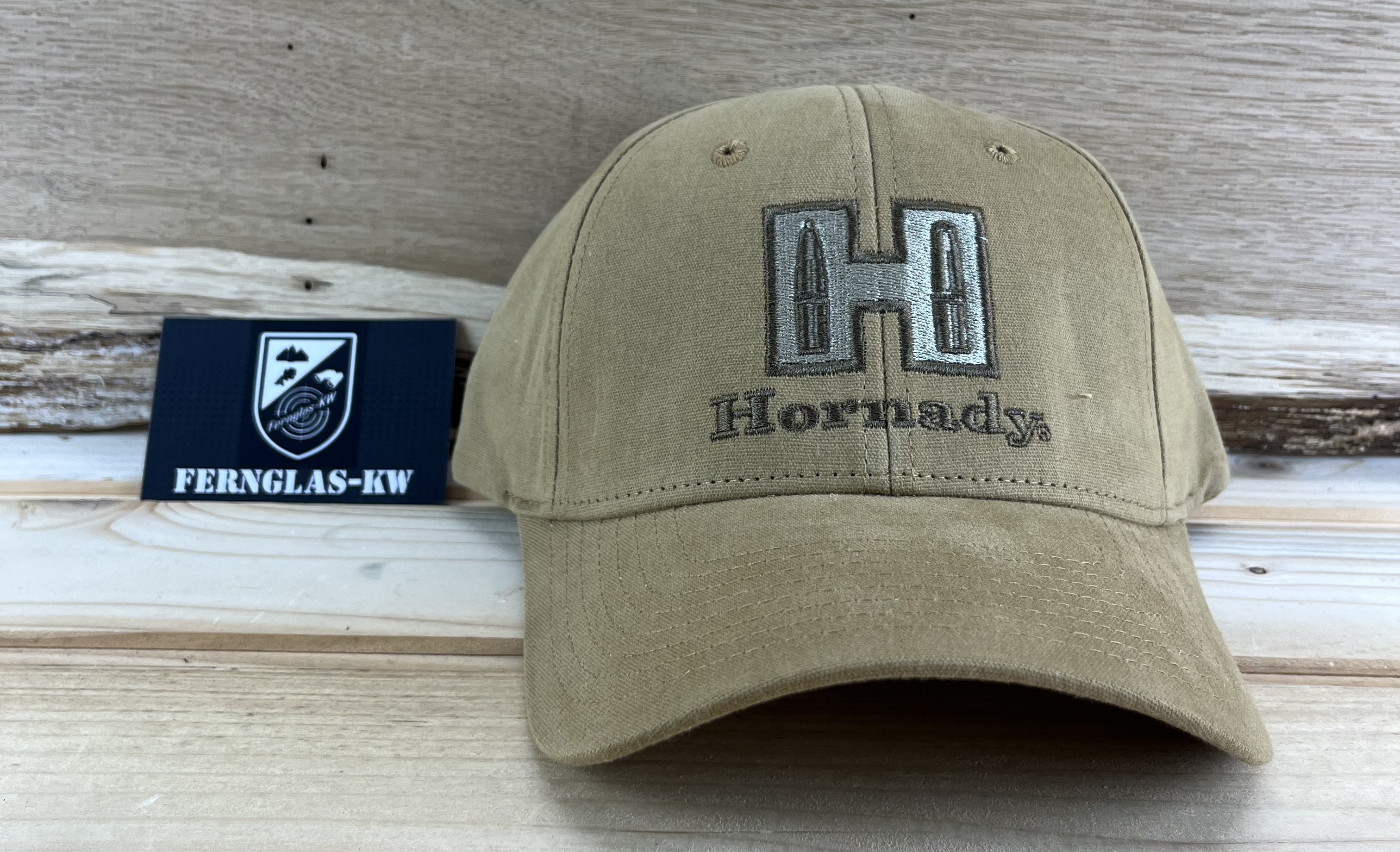 Hornady Cap LOGO Sandfarben / U40 | Waffen-KW